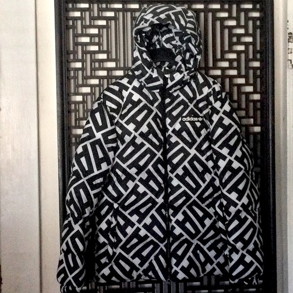 adidas Originals | Jackets & Coats | Adidas Graphic Puffer Jacket ...